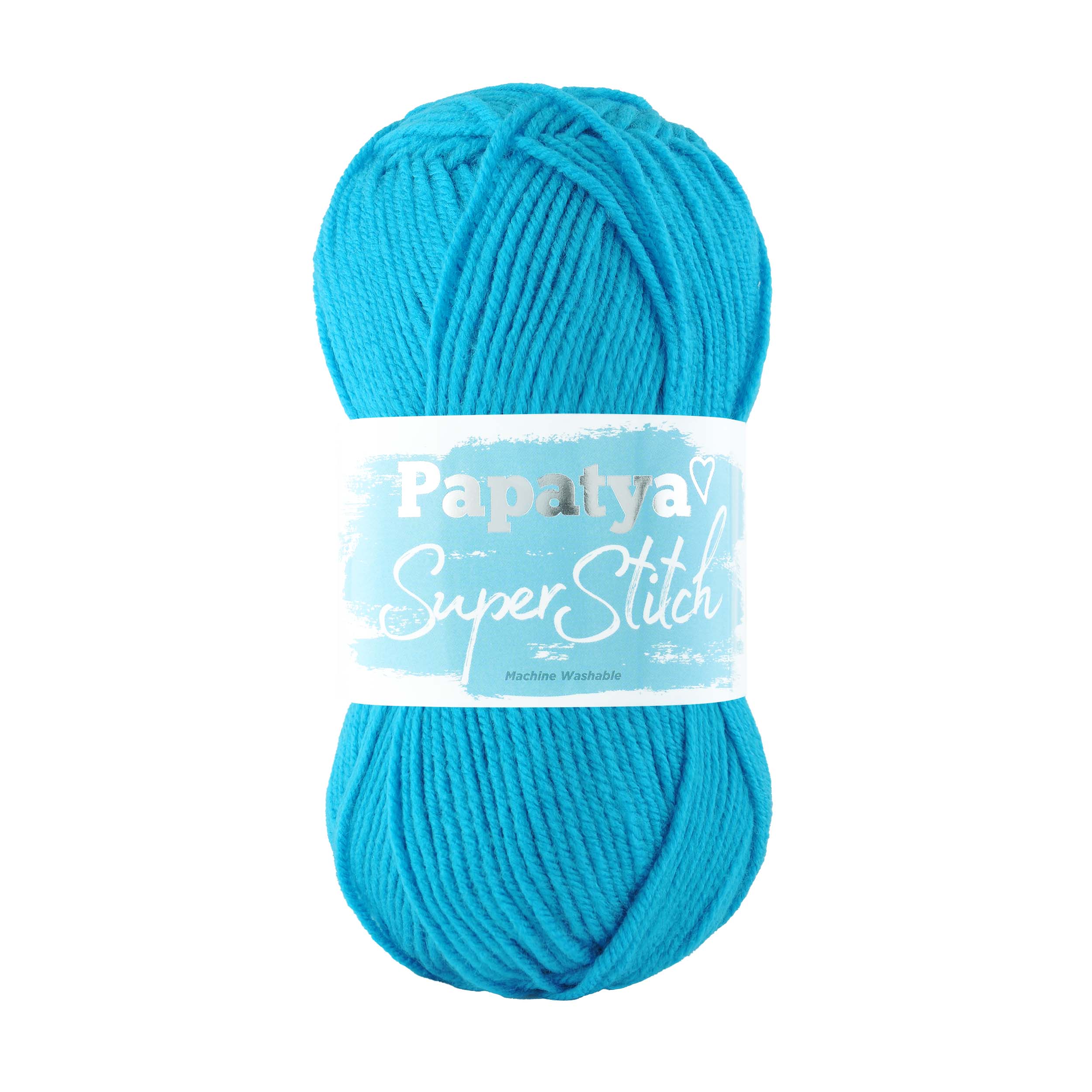 Papatya Super stitch aran yarn 100g turquoise - shade 5650 | Happy ...
